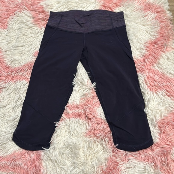 lululemon athletica | Pants & Jumpsuits | Lululemon Run Excel Crop ...